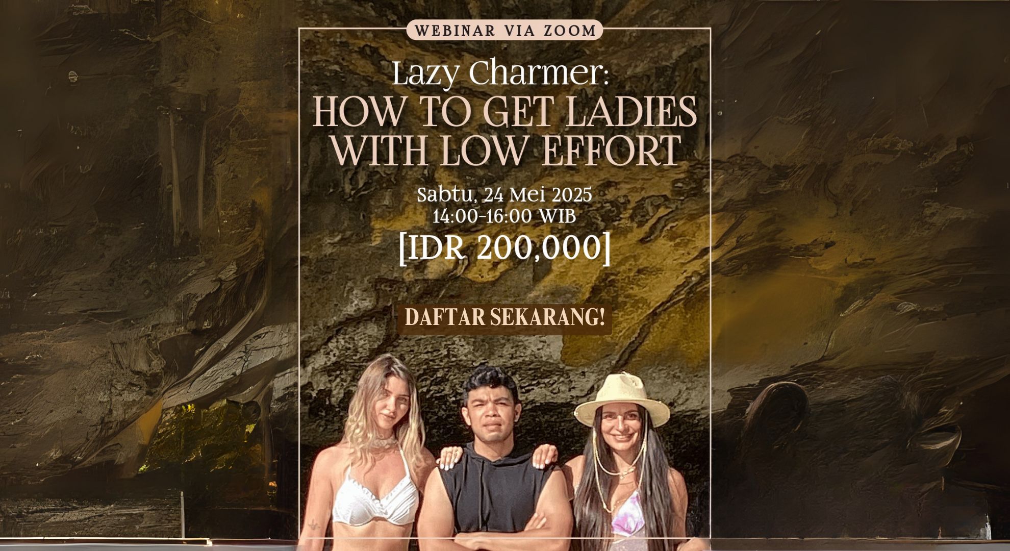 Lazy Charmer: How to Get Ladies with Low Effort - KelasCinta